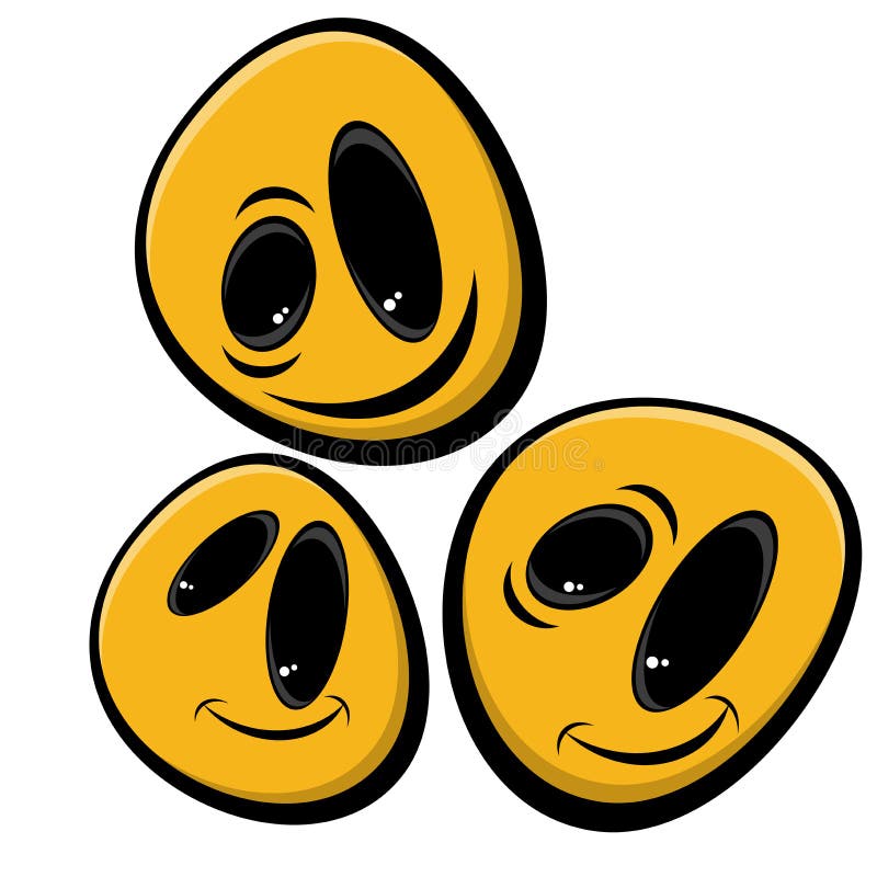 Cartoon smileys stock vector. Illustration of graphic - 28944116