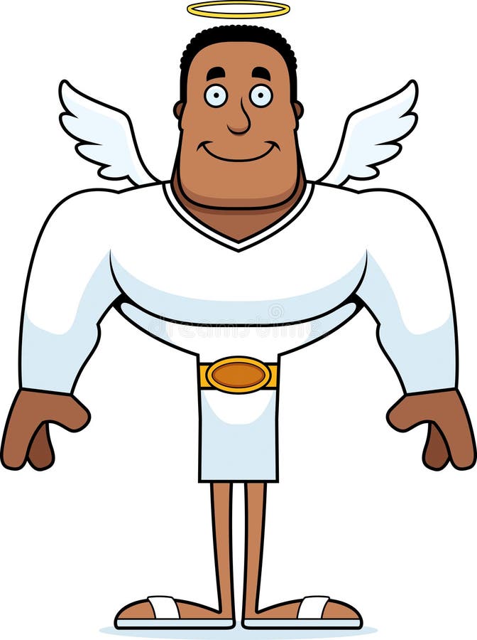Cartoon Smiling Angel stock vector. Illustration of angel - 116278166