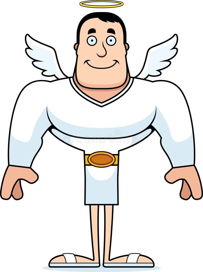 Cartoon Smiling Angel stock vector. Illustration of angel - 116278174