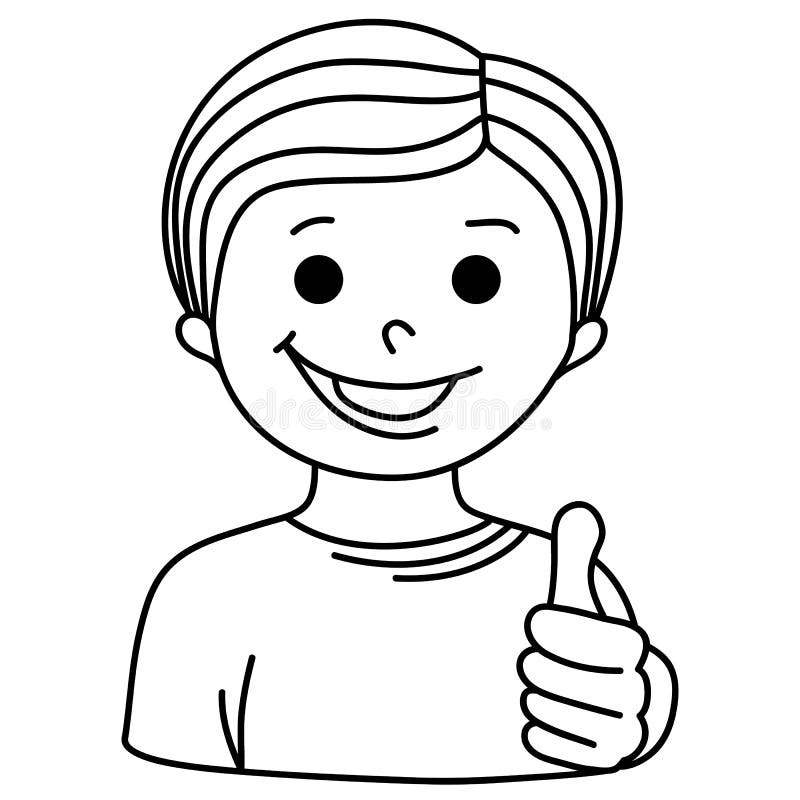 Little Boy Cartoon One Hand Up Stock Illustrations – 93 Little Boy ...