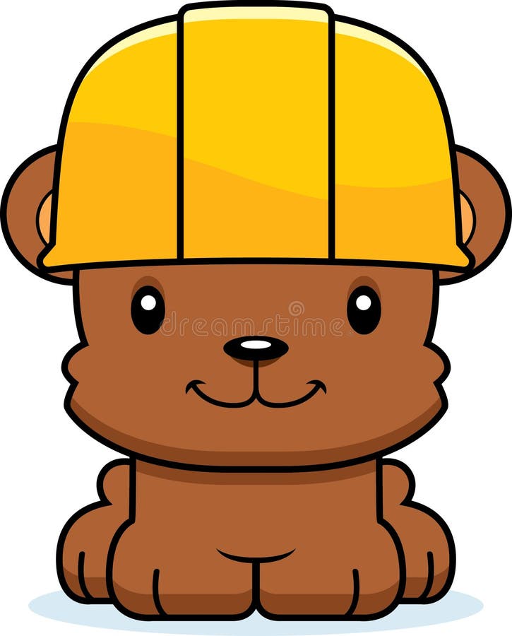 Bear Construction Funny Cartoon,vector Illustration Stock Vector ...