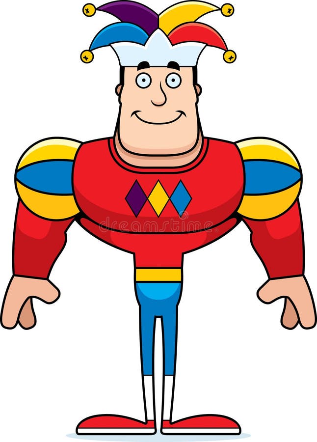 Cartoon Smiling Jester stock vector. Illustration of graphic - 116274726