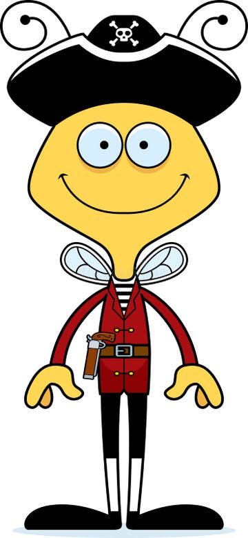 Pirate Bee Stock Illustrations – 121 Pirate Bee Stock Illustrations ...
