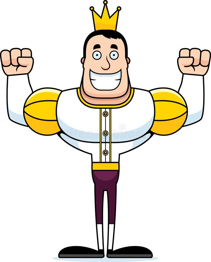 Cartoon Smiling Prince stock vector. Illustration of graphic - 116196279