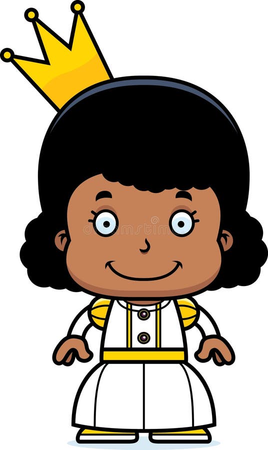 Cartoon Princess Waving stock vector. Illustration of gown - 41819520