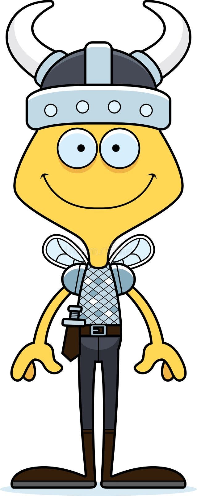 Cartoon Viking Bee Stock Illustrations – 11 Cartoon Viking Bee Stock ...