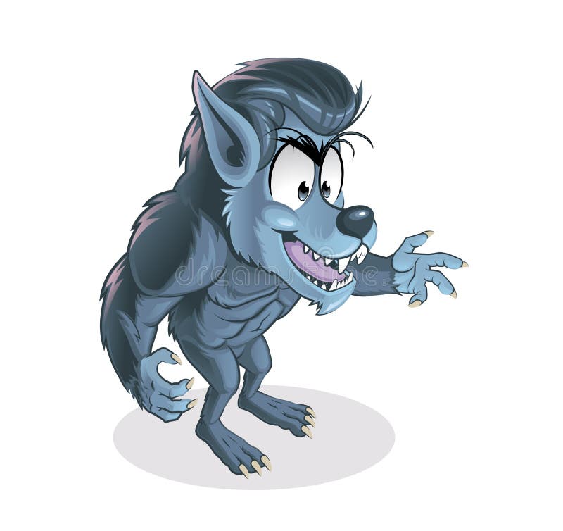 Werewolf character stock vector. Illustration of creature - 52042919