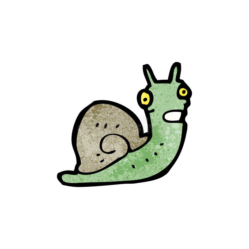 Cartoon snail stock vector. Illustration of hand, quirky - 38057951