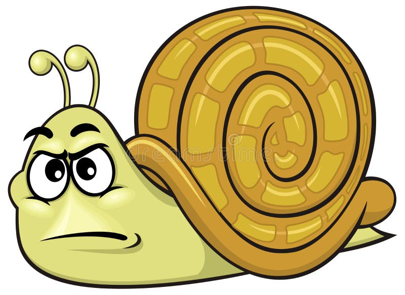 Cute snail cartoon running stock vector. Illustration of cumic - 33242861