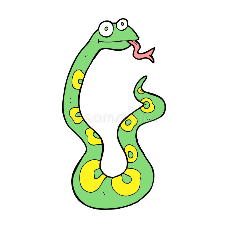 Cartoon snake stock photo. Image of clip, design, cartoon - 256506930