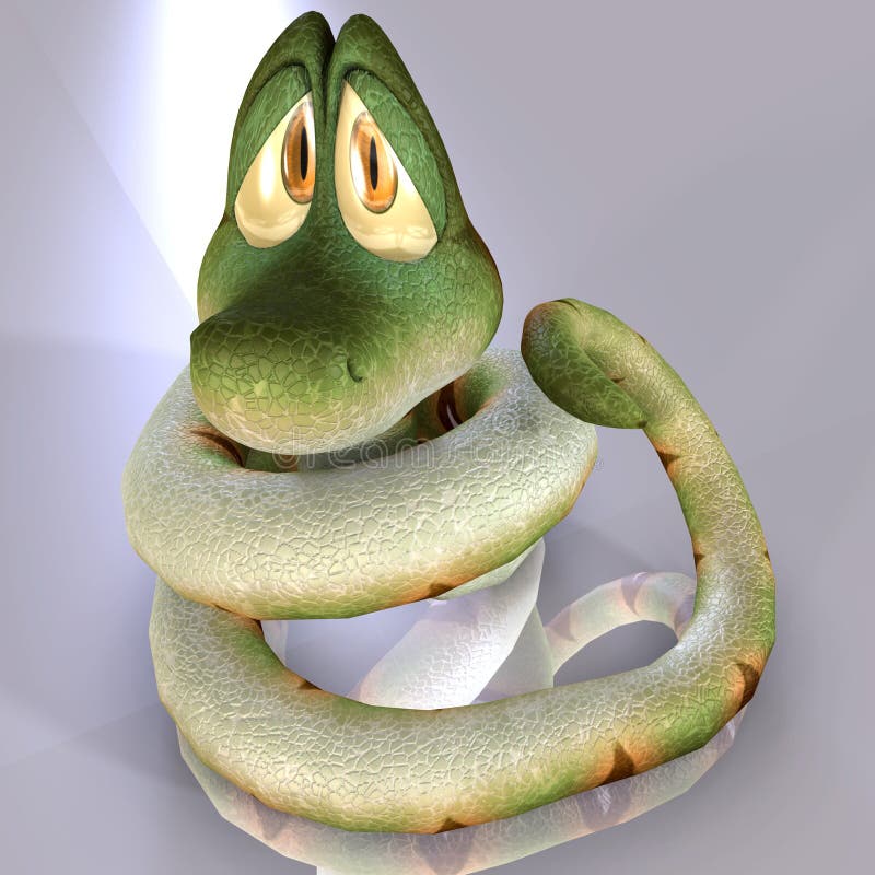 Coiled Snake Cartoon Stock Illustrations – 297 Coiled Snake Cartoon ...