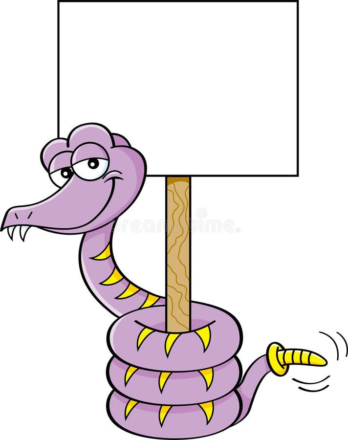 Snake cartoon illustration stock vector. Illustration of coil - 11670829