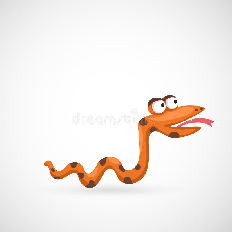 Cartoon spooky snake stock vector. Illustration of doodle - 38088370