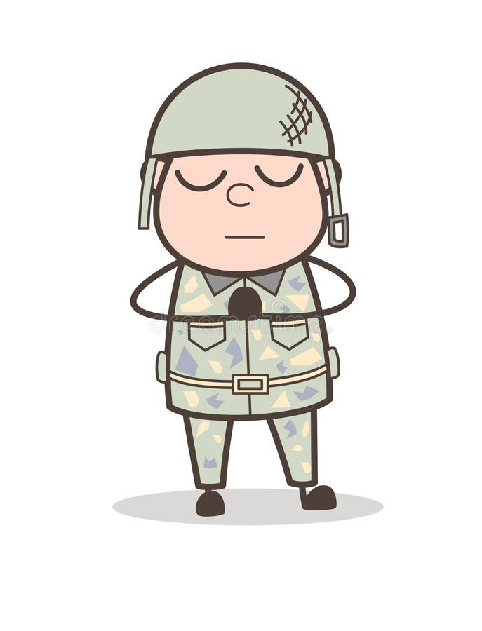 Tired Cartoon Soldier Stock Illustrations – 88 Tired Cartoon Soldier ...