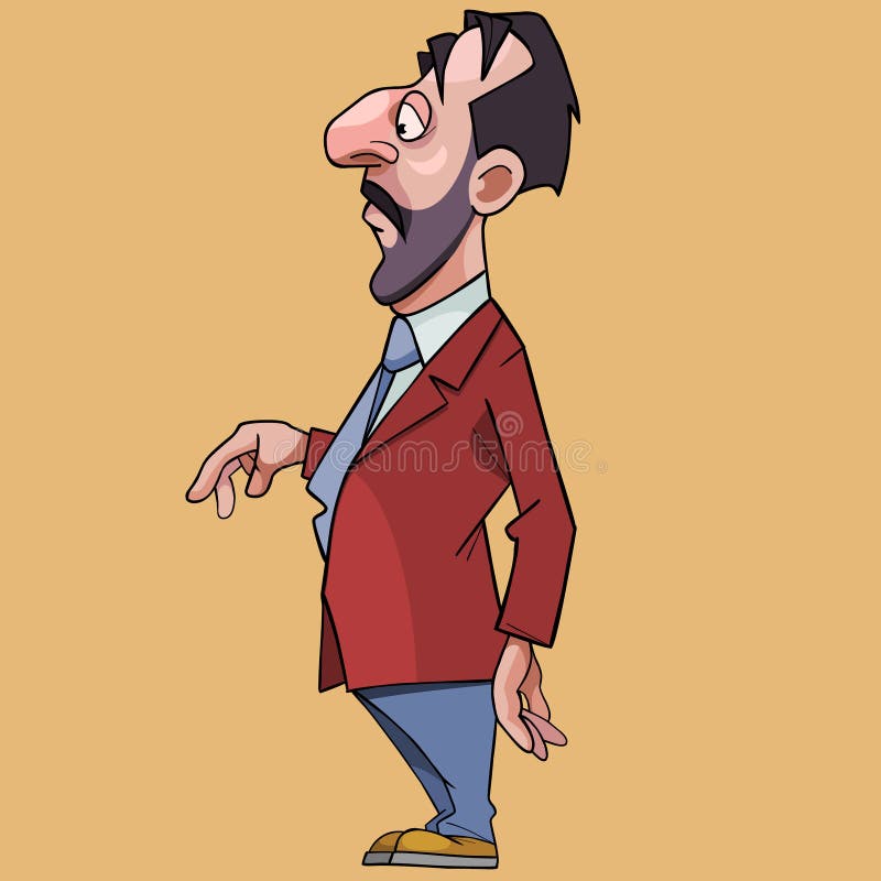 Cartoon Nose Profile Clip Art