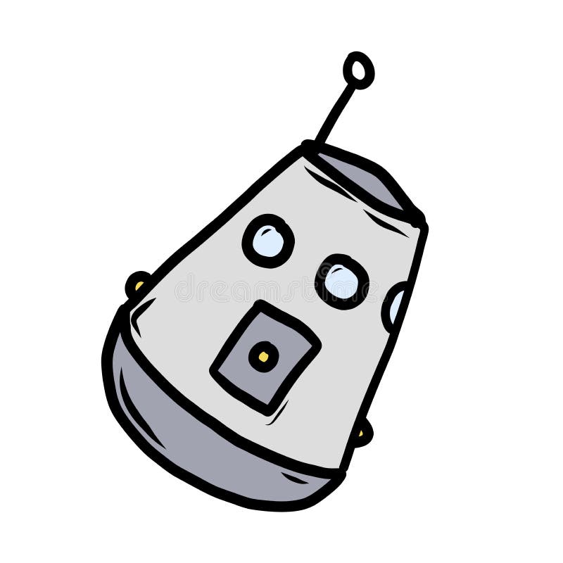 Cartoon Space Capsule stock vector. Illustration of illustration - 95447145