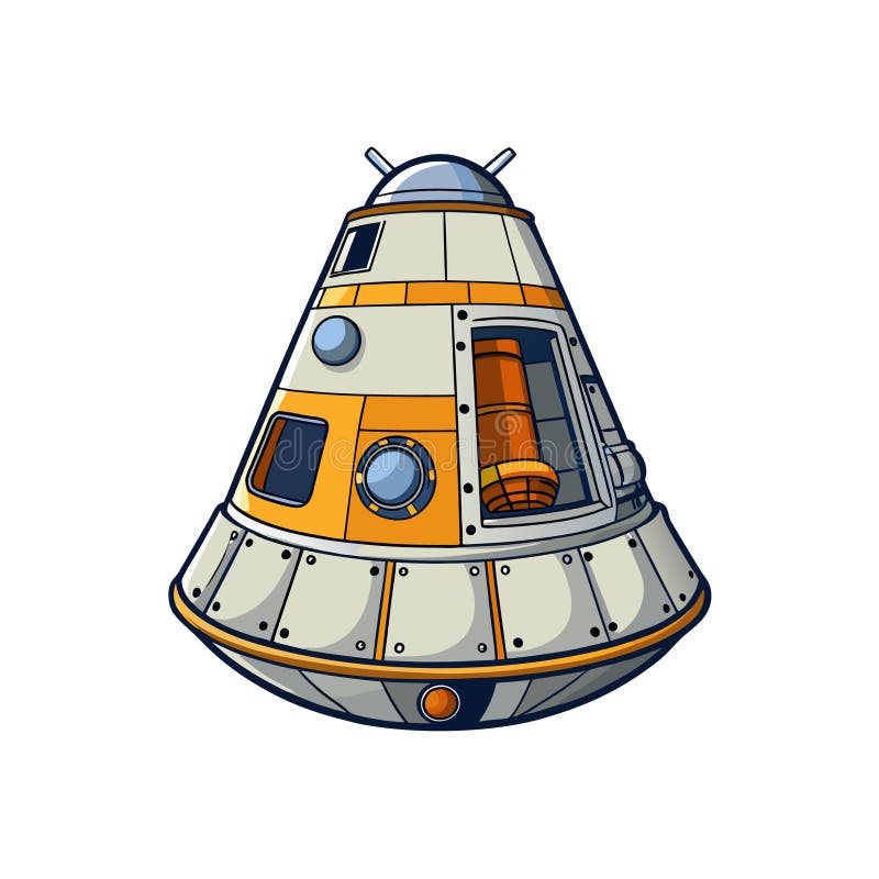 Apollo Space Capsule Stock Illustrations – 398 Apollo Space Capsule ...