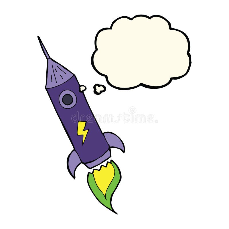 Cartoon Space Man with Speech Bubble Stock Illustration - Illustration ...