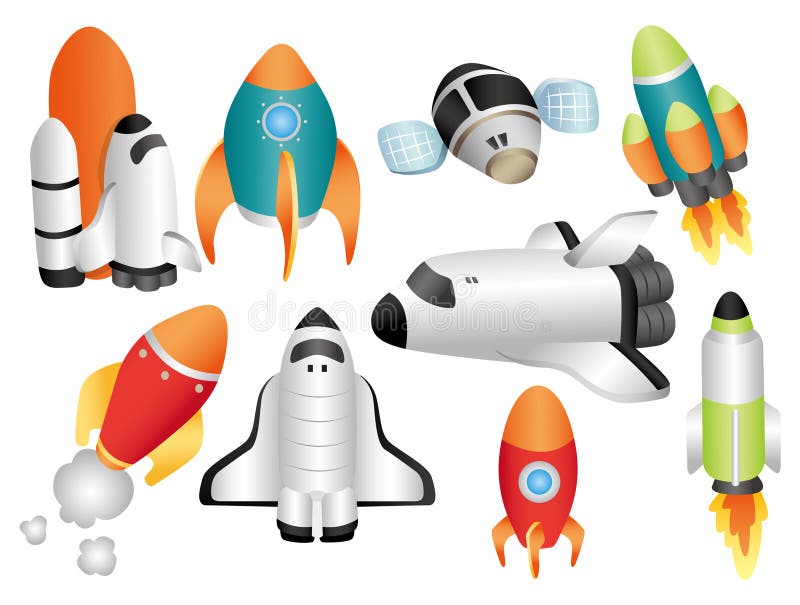 Cartoon spaceship icon stock vector. Illustration of cartoon - 19560016