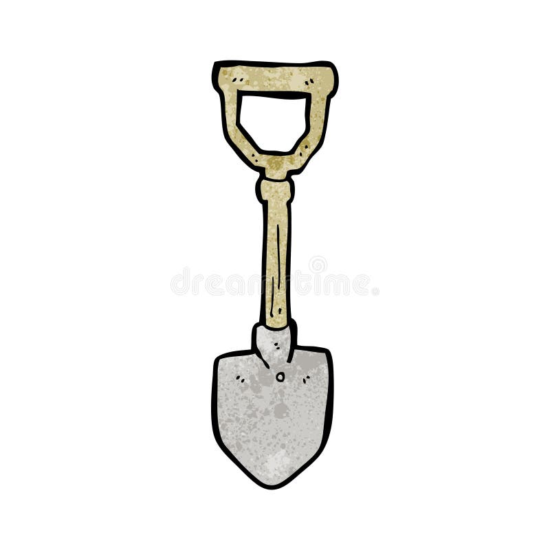 Cartoon spade stock vector. Illustration of artwork, traditional - 38062161