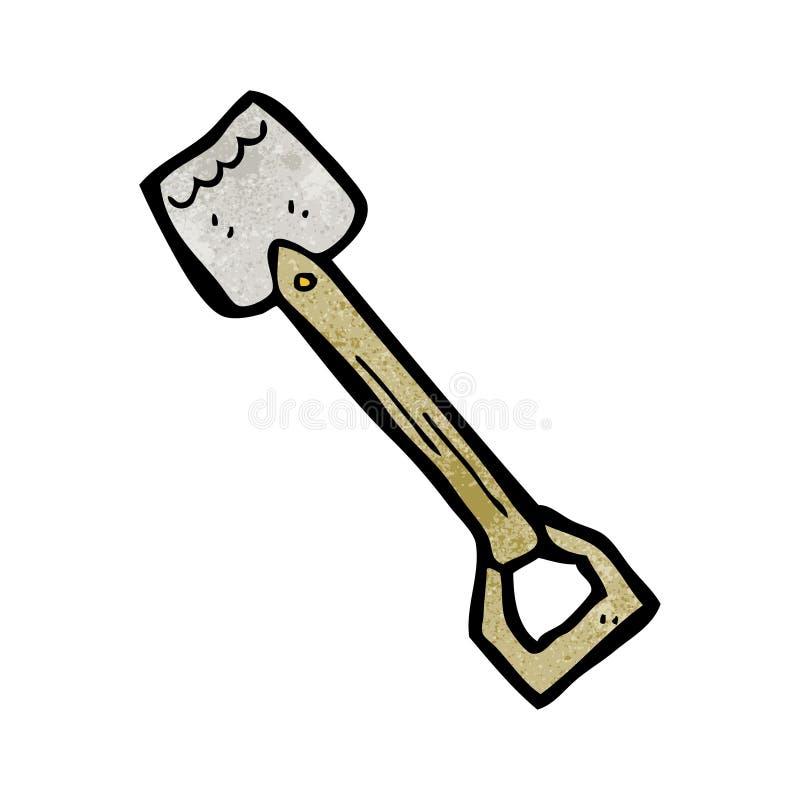 Cartoon spade stock vector. Illustration of artwork, quirky - 38065699