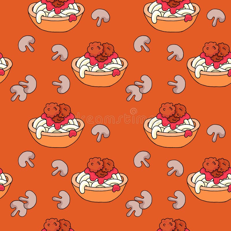 Spaghetti Meatballs Cartoon Stock Illustrations – 354 Spaghetti ...