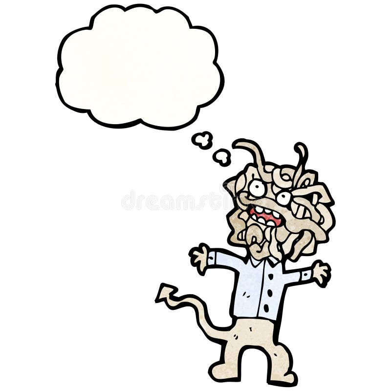 Cartoon Spaghetti Monster Cartoon Stock Vector - Illustration of doodle ...