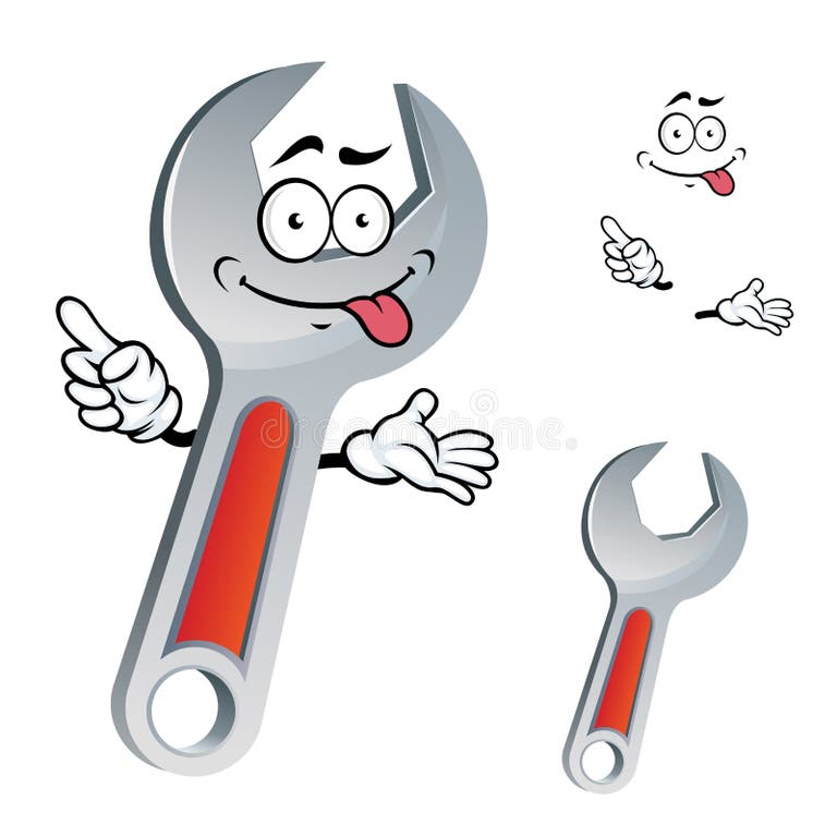 Cartoon Combination Spanner Stock Illustrations – 74 Cartoon ...