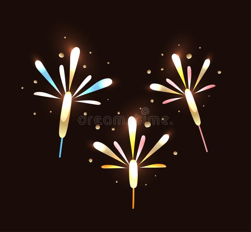 Cartoon Sparklers Stock Illustrations – 988 Cartoon Sparklers Stock ...