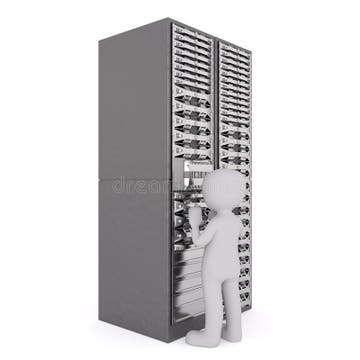 Server Rack Cartoon Stock Illustrations – 1,714 Server Rack Cartoon ...
