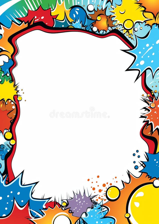 Cartoon Speech Bubble 90s Retro Nostalgic Frame Stock Illustration ...