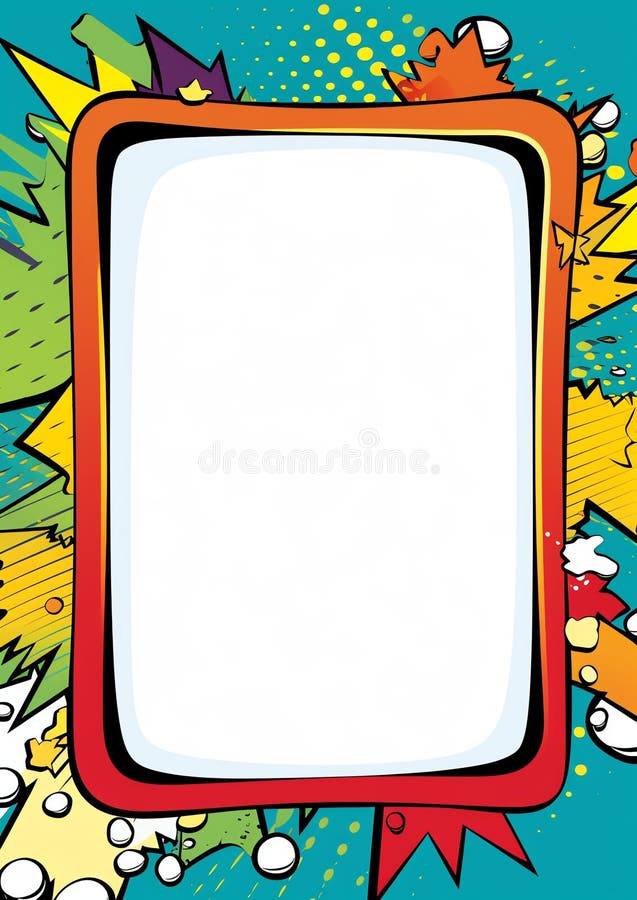 Cartoon Speech Bubble 90s Retro Nostalgic Frame Stock Illustration ...