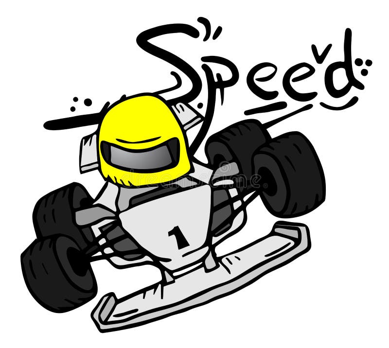 Cartoon speed car stock vector. Illustration of modern - 26747028