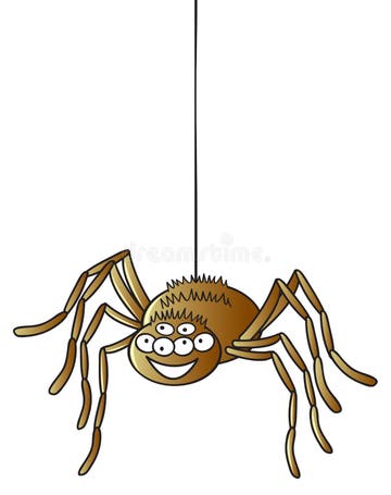 Spider Hanging Thread Stock Illustrations – 4,900 Spider Hanging Thread ...