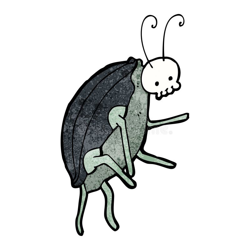 Cartoon spooky beetle stock vector. Illustration of halloween - 38088699