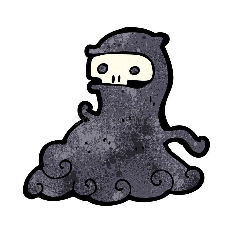 Cartoon Spooky Halloween Ghoul Stock Illustration - Illustration of ...