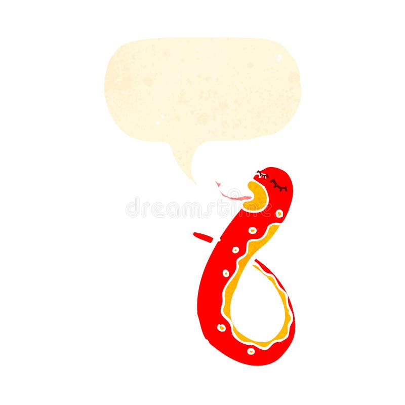Spooky snake cartoon stock vector. Illustration of drawing - 38086268