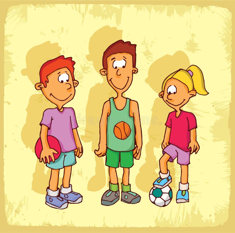 Cartoon Sport Illustration , Vector Icon Stock Vector - Illustration of ...