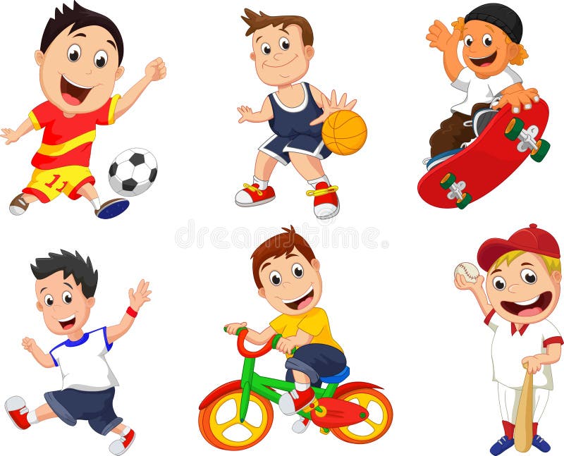 Cartoon sport player icon stock vector. Illustration of illustration ...