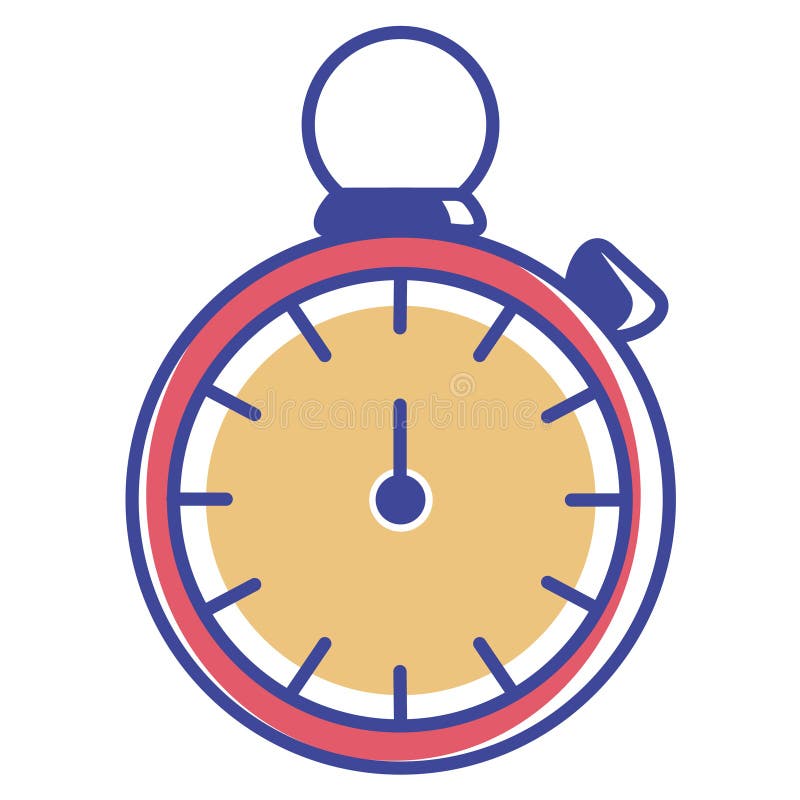 Cartoon Sports Timer Icon Illustration Isolated Stock Illustration ...