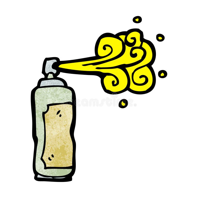 Cartoon spray can stock vector. Illustration of cartoon - 38060698