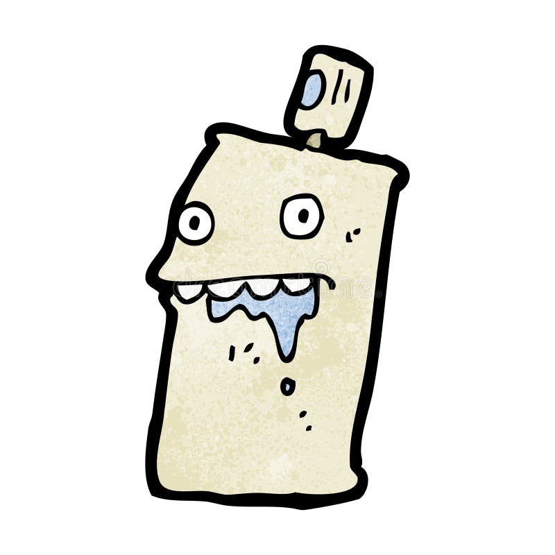 Cartoon spray can stock illustration. Illustration of cute - 38070601