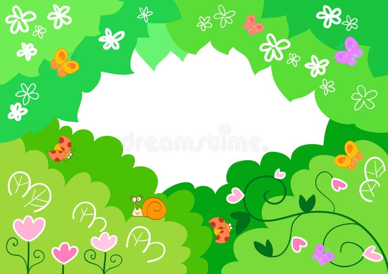 Spring - Cartoon Illustration Stock Vector - Illustration of daisy ...