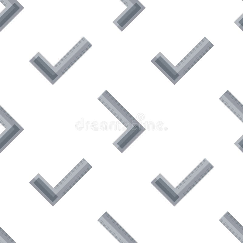Cartoon Square Ruler Seamless Pattern. Stock Vector - Illustration of ...