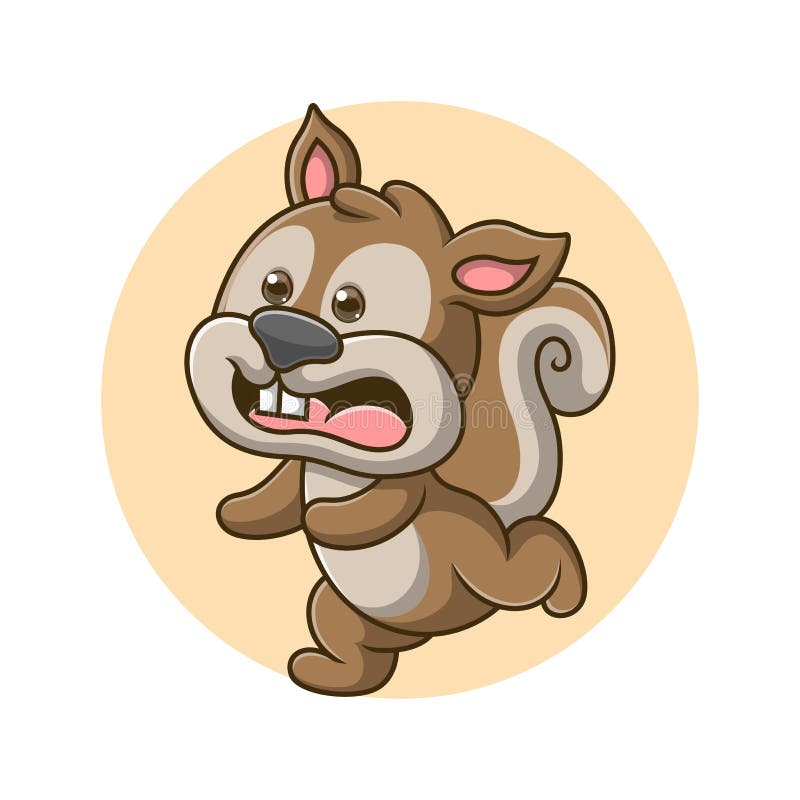 Animated Running Squirrel