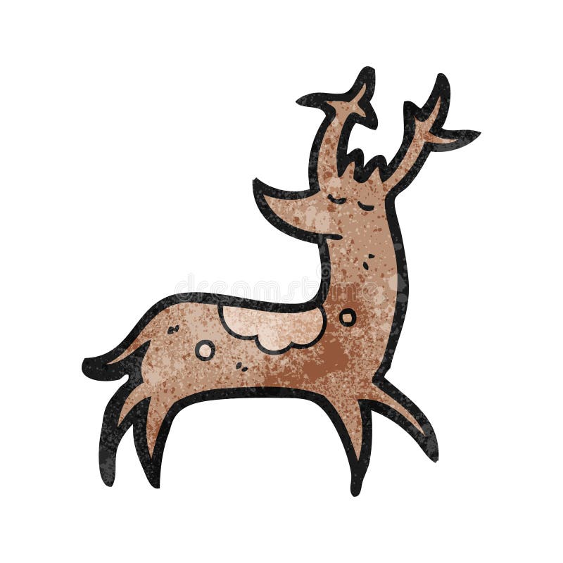 Cartoon stag stock vector. Illustration of silly, clip - 38057794