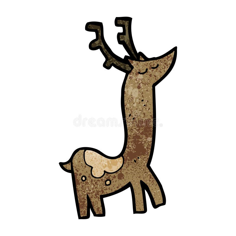 Cartoon stag stock vector. Illustration of character - 38066085