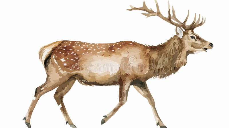 Cartoon Stag Animation Vector Illustration for Creative Projects Stock ...