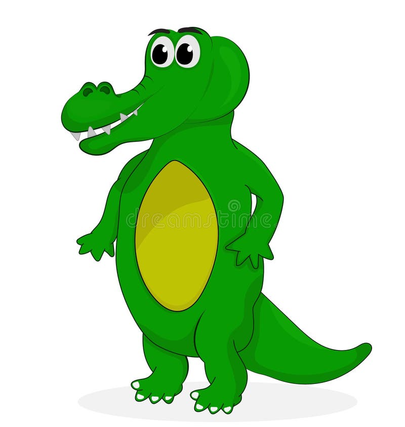 Cartoon Standing Crocodile Stock Illustrations – 790 Cartoon Standing ...