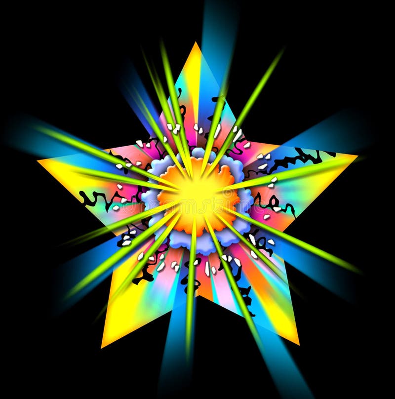 Cartoon star stock illustration. Illustration of design - 1617951